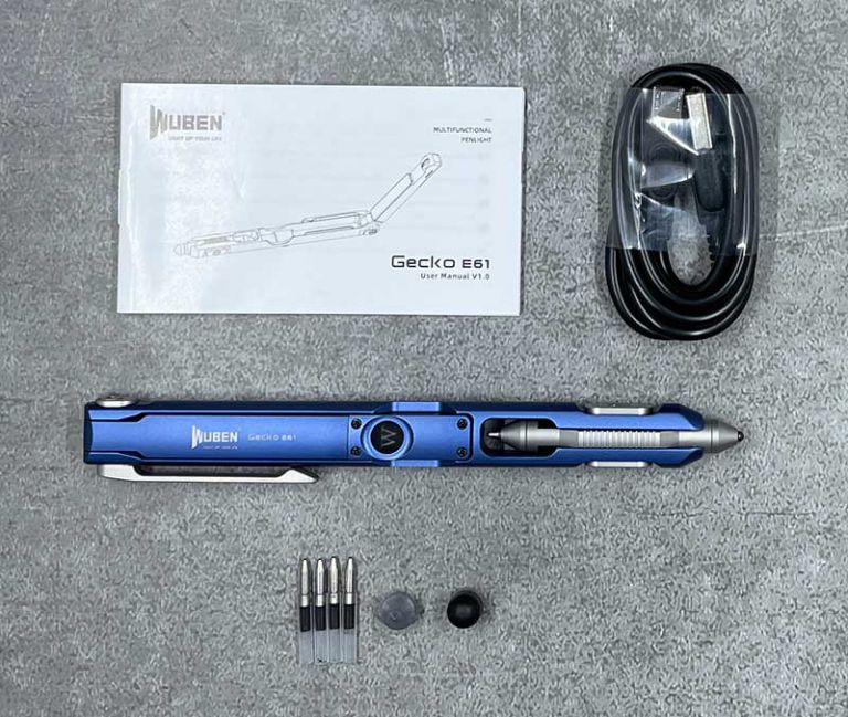 WUBEN Gecko E61 Rechargeable Penlight review - a multi-function EDC pen ...