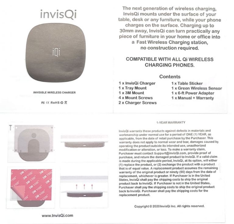 InvisQi review - turn nearly any horizontal surface into a wireless ...