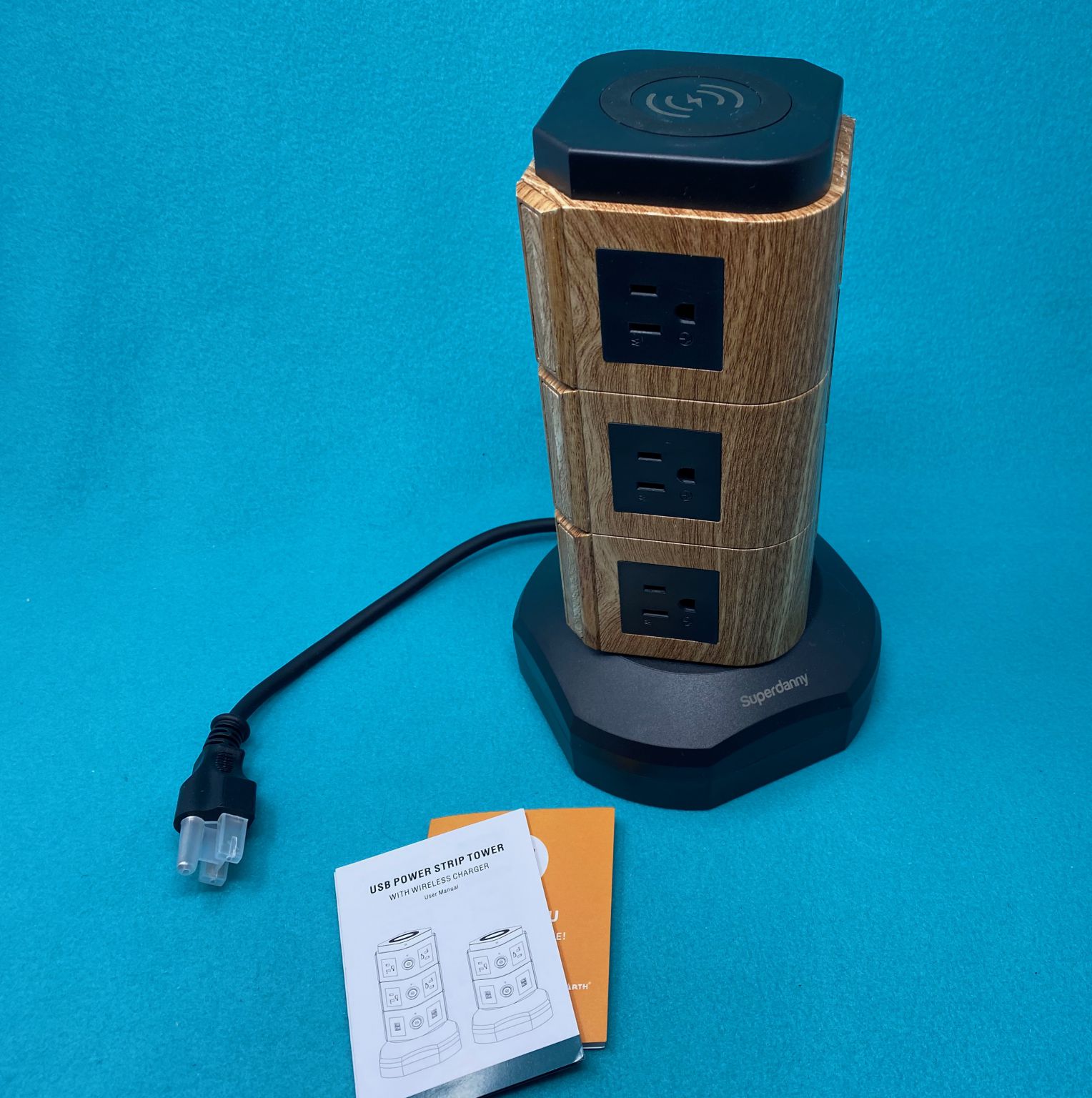 Aracky’s SuperDanny Spin Tower review - The lazy Susan of power strips ...