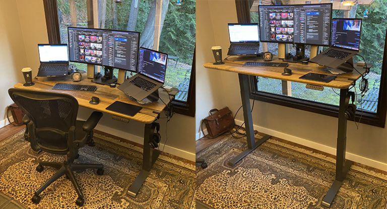 Vari Electric Sit-Stand Adjustable Desk review - The Gadgeteer