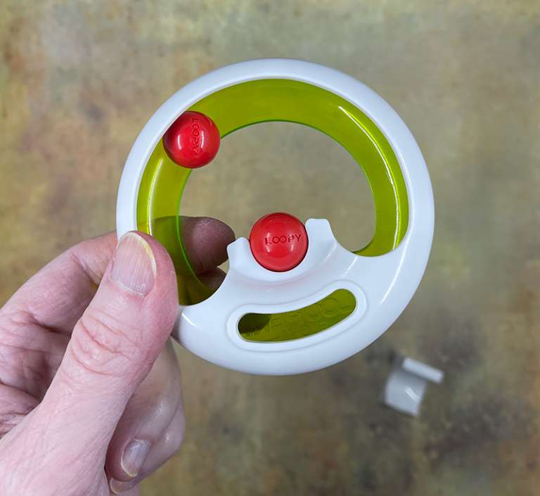 Blue Orange Games Loopy Looper marble spinner fidget toy review - The ...