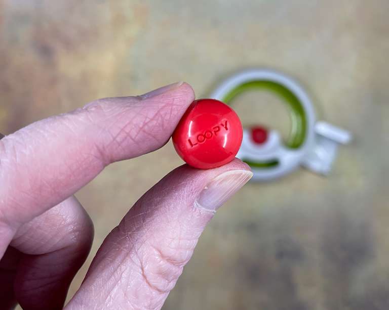 Blue Orange Games Loopy Looper marble spinner fidget toy review - The ...