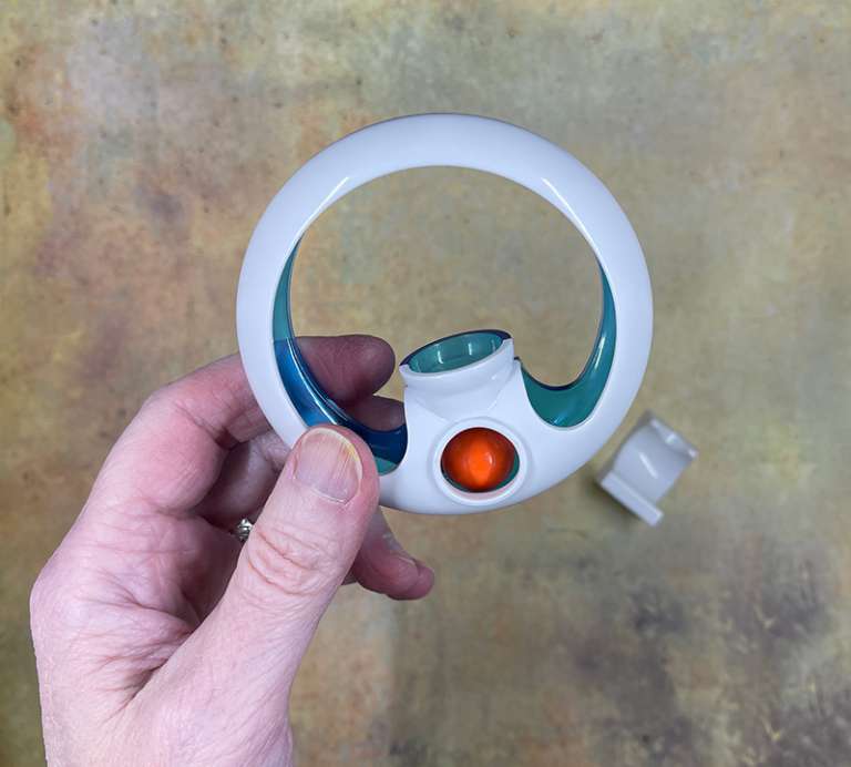 Blue Orange Games Loopy Looper marble spinner fidget toy review - The ...