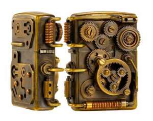 Steampunk makes this lighter look more awesome than it probably is ...