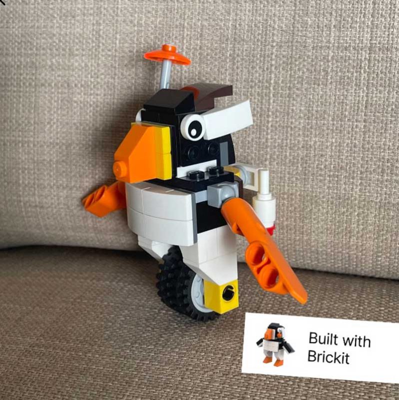 This app shows what you can make with a random pile of LEGO bricks ...
