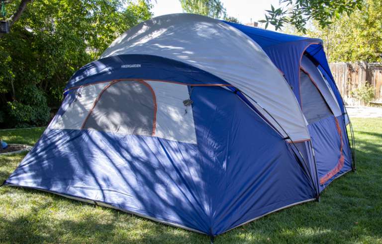 Hiker Garden 10 person tent review - spacious and sturdy all weather ...