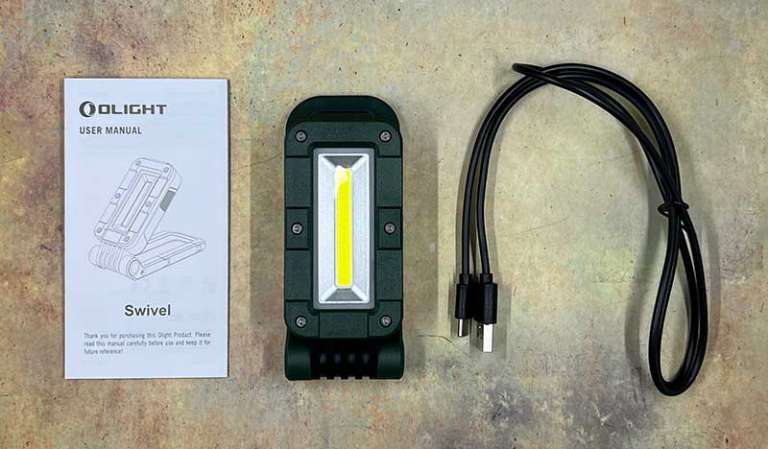 Olight Swivel COB Work Light review - use it handheld or hands free ...