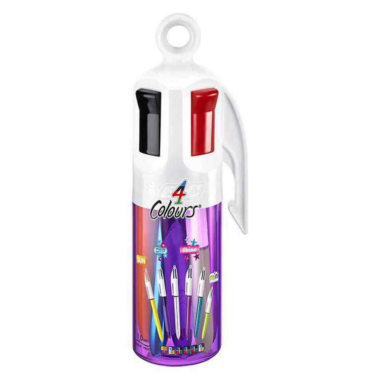 Store your iconic 4 color BIC multi-pens in this fun holder - The Gadgeteer