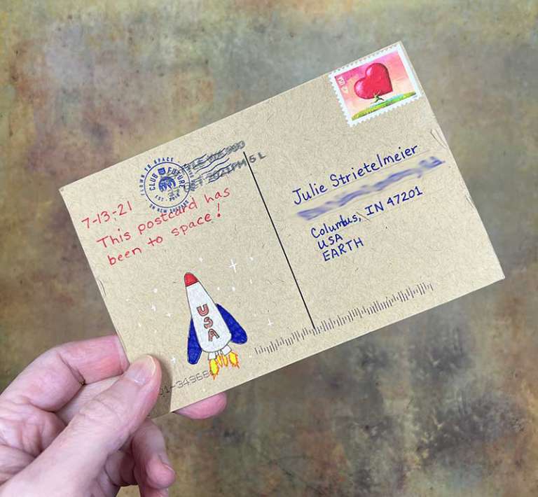 I got a postcard from space and you can too! - The Gadgeteer