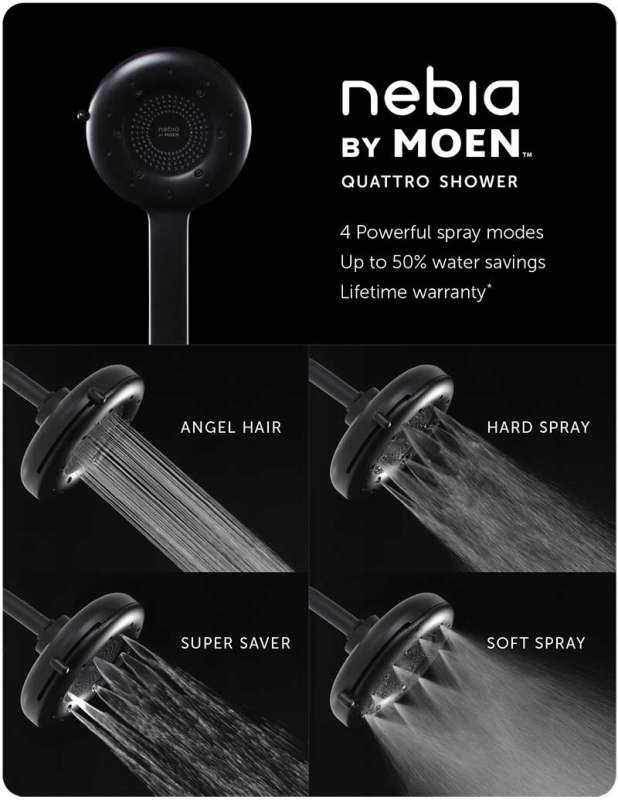 Black Friday Deal - Save up to 30% off a Nebia by Moen Quattro ...