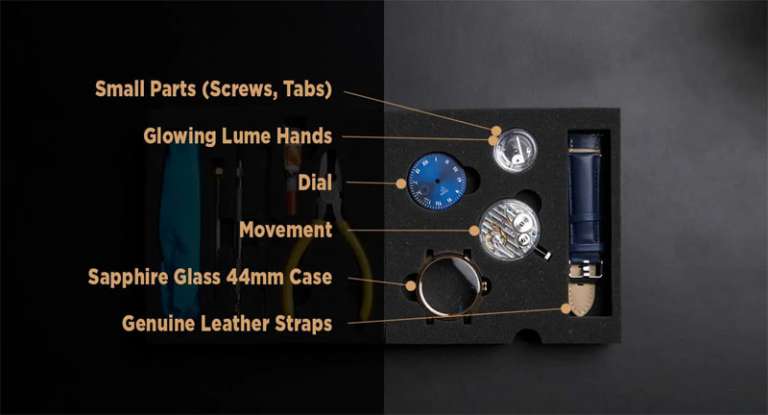 Build your own watch with a Rotate watchmaking kit - The Gadgeteer