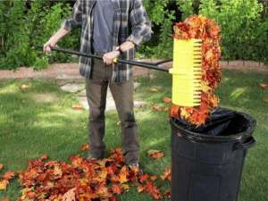 The clever Amazing Rake Ergonomic 3-in-1 Garden Rake makes raking ...