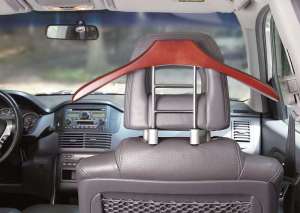 Here's a convenient way to add a clothes hanger to your car - The Gadgeteer