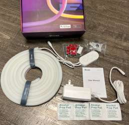 Govee RGBIC Neon rope light review - flexible RGB smart lighting - The ...