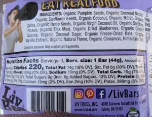 LivBar Organic Superfood Bars review - The Gadgeteer