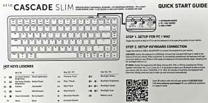 Azio Cascade Slim mechanical keyboard review - The Gadgeteer