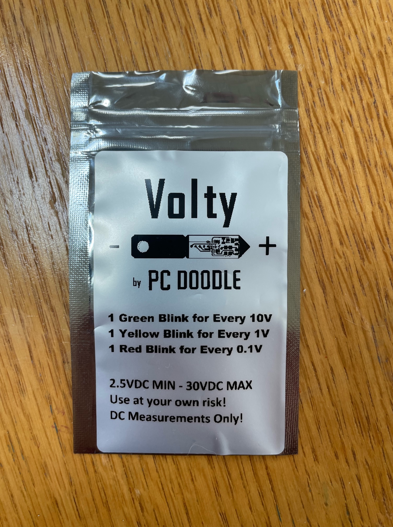 Volty 2.5 - 30V DC voltmeter review - It’s a Leatherman voltmeter in my ...