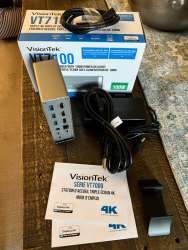 VisionTek VT7100 triple 4K display USB-C docking station review - The ...
