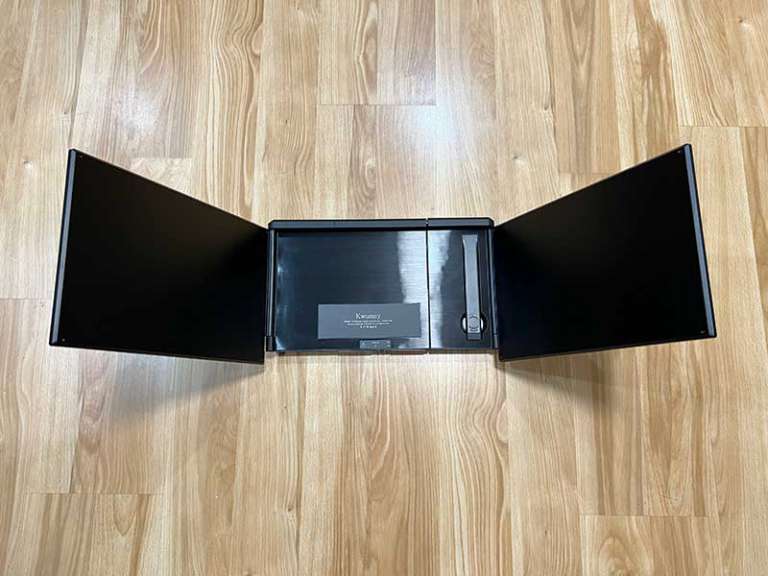 Kwumsy P2 Pro 13.3" Tri Screen portable laptop monitor review - turn ...