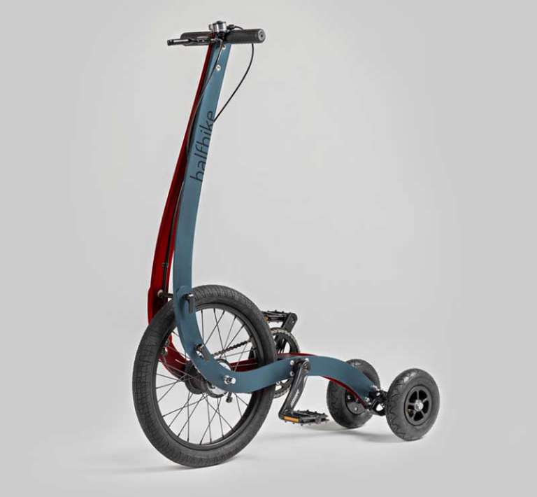 Halfbike lets you stand while you pedal! - The Gadgeteer