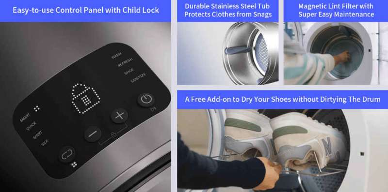 The Morus Zero is an ultra-fast portable clothes dryer for any home and ...