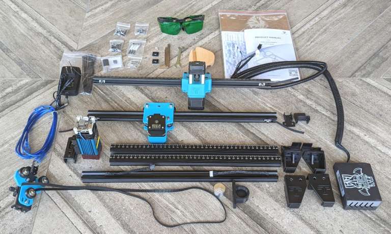 Two Trees TTS-55 DIY Laser Engraving and Cutting Machine review ...