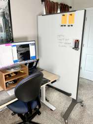 Vari Mobile Glass Board review - massive yet moveable whiteboard - The ...