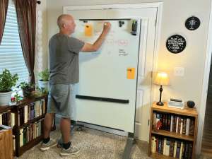 Vari Mobile Glass Board review - massive yet moveable whiteboard - The ...