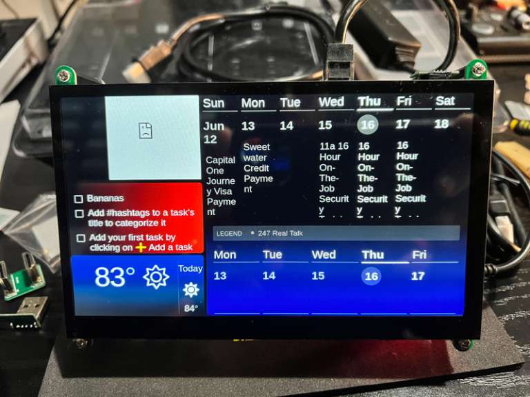 SunFounder Raspberry Pi 7 Inch Touchscreen review - The Gadgeteer