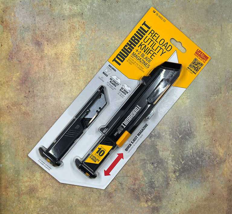 ToughBuilt Reload Utility Knife and Scraper Utility Knife review ...
