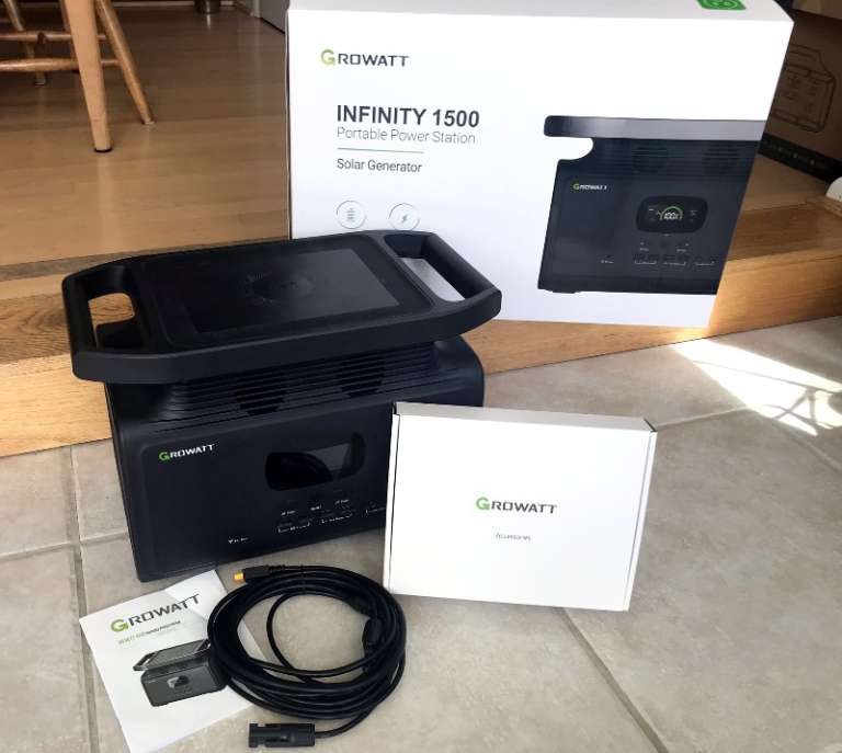 Growatt Infinity 1500 power station review - The Gadgeteer