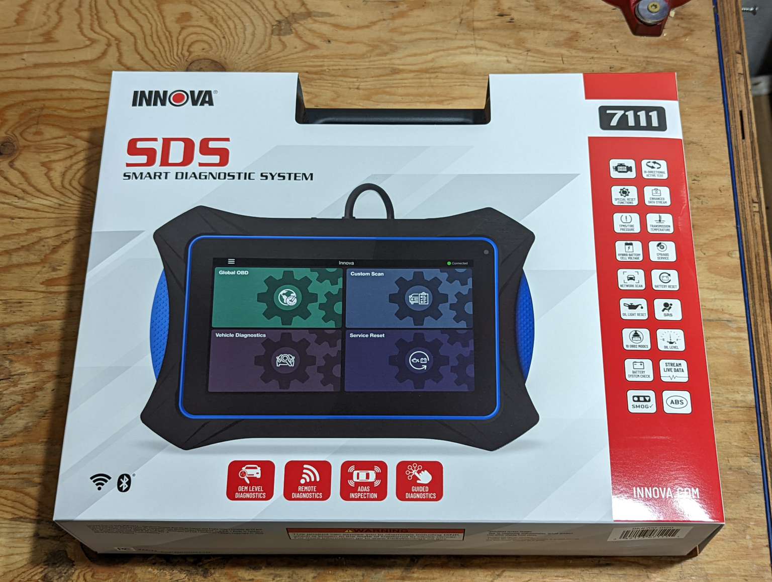 Innova 7111 Smart Diagnostic System OBD Scanner Tablet review ...
