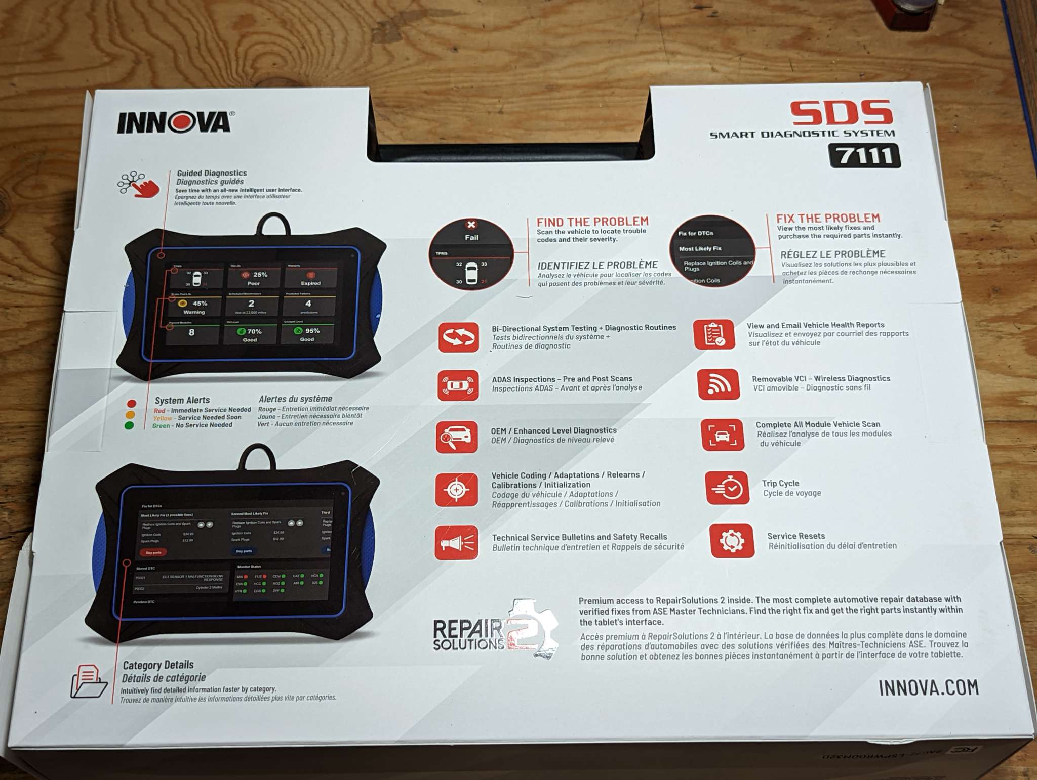 Innova 7111 Smart Diagnostic System OBD Scanner Tablet review ...