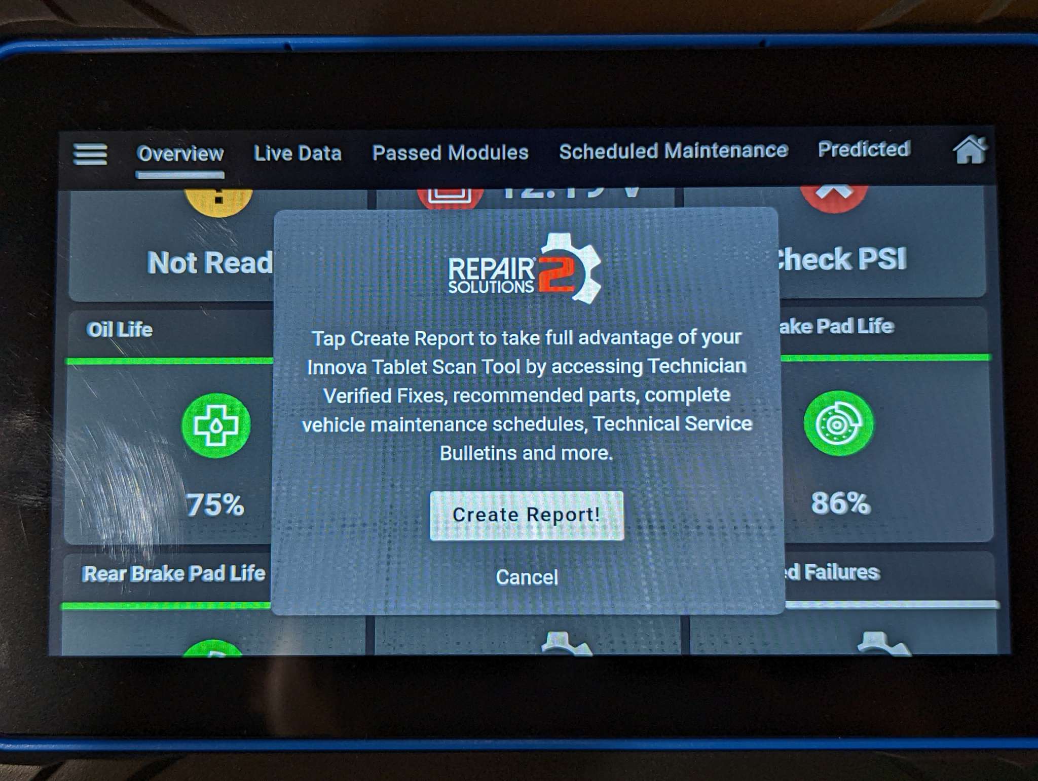 Innova 7111 Smart Diagnostic System OBD Scanner Tablet review ...