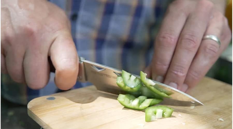This folding chef's knife makes outdoor food prep more convenient - The ...