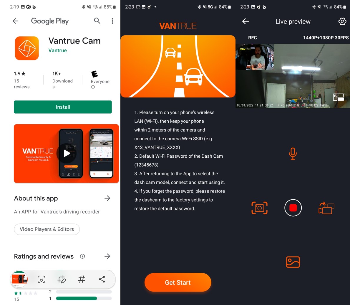 Vantrue S2 dashcam review - record your driving from every direction - The Gadgeteer