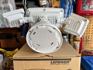 Lepower 1600LM Motion Sensor Security Lights with Solar Panel review ...