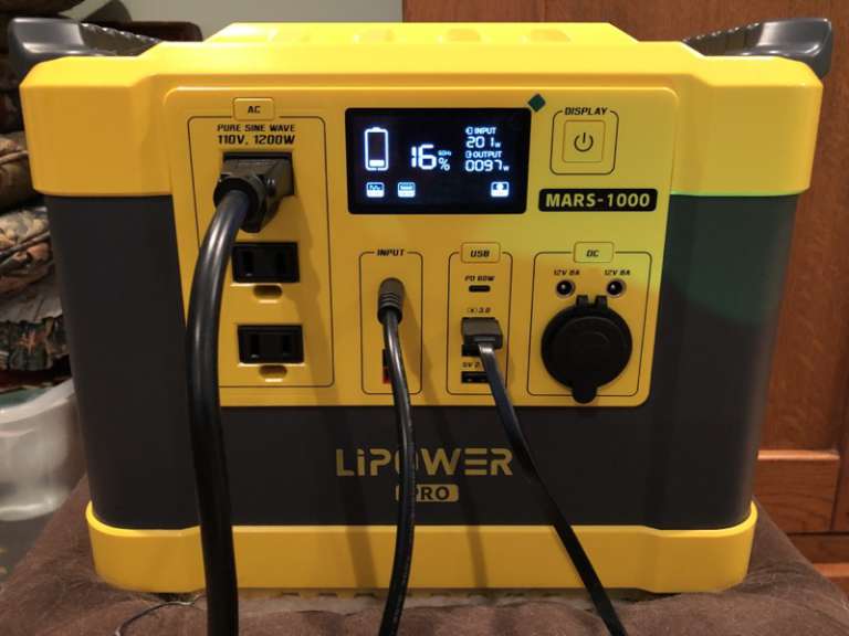 LIPOWER Mars-1000 Pro power station review - The Gadgeteer