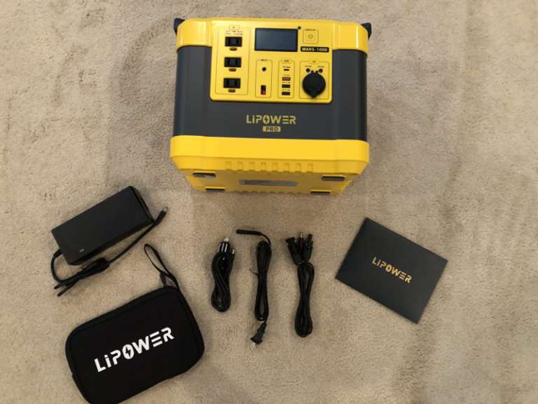 LIPOWER Mars-1000 Pro power station review - The Gadgeteer