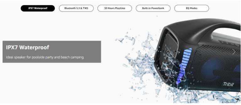 Tribit StormBox Blast Portable Bluetooth Speaker review - The Gadgeteer