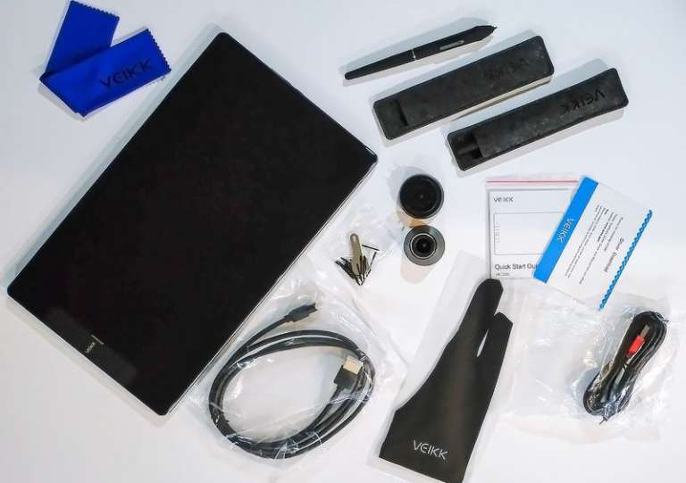 VEIKK Studio VK1200 pen display review - great for portable digital art ...