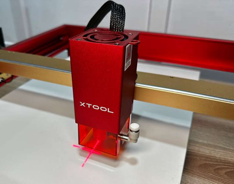 xTool D1 Pro Laser Engraving and Cutting Machine review - Shiny, red ...