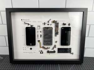 Xreart Framed iPhone Kits review - Recycled DIY tech art - The Gadgeteer