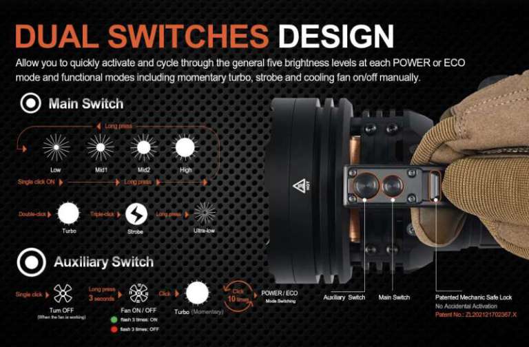 Acebeam X75 Brightest PD Power Bank Flashlight review - for when you ...