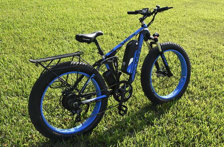 Cyrusher XF800 Fat Tire Mountain electric bike review - A heavyweight ...