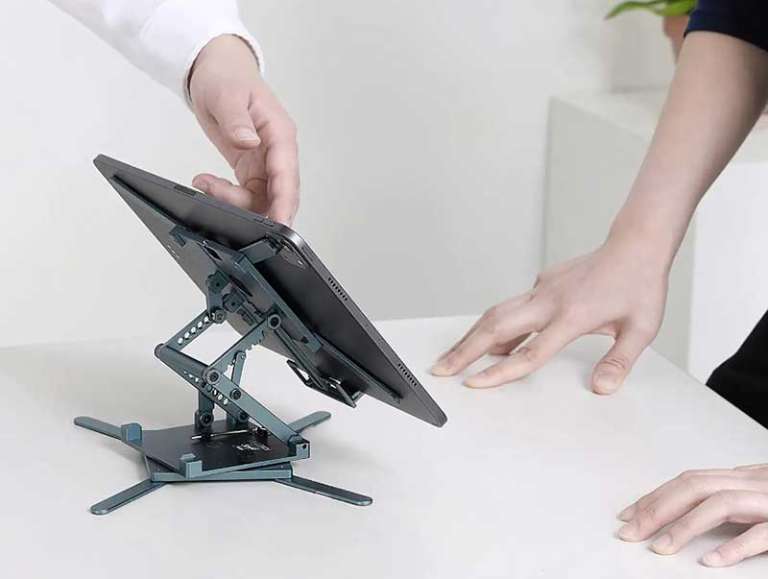 Here's the transformer of device stands! - The Gadgeteer