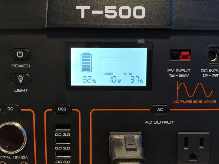 GRECELL T-500 power station review - The Gadgeteer