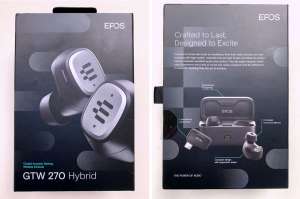 EPOS GTW 270 Hybrid Closed Acoustic Wireless Earbuds with Dongle review - The Gadgeteer