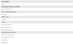 KAIWEETS HT100 Non-Contact Voltage Tester Pen and KAIWEETS VT500 ...