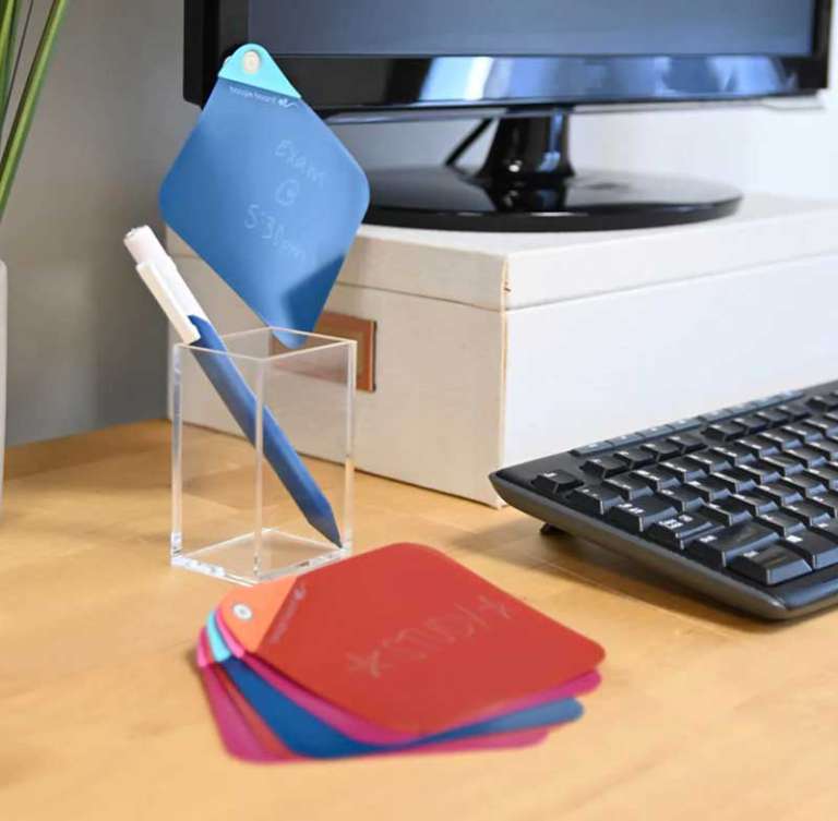Ditch disposable Post-It notes and use these magnetic reusable ones ...